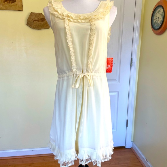 Modcloth | Dresses | Nwt Modcloth Pale Yellow Dress | Poshmark